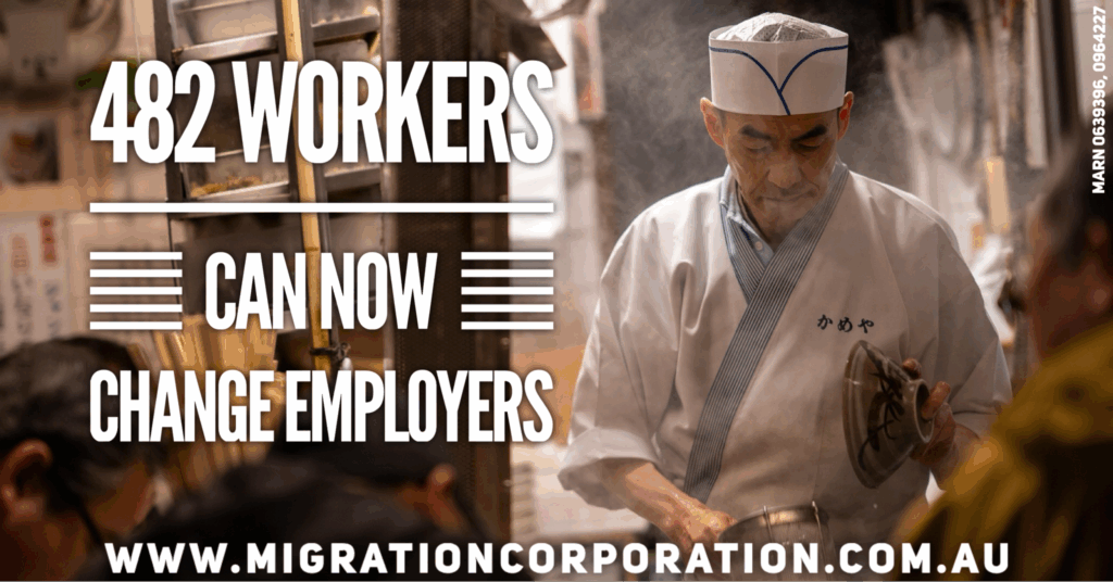 Changing Employers on a 482 Visa - Migration Corporation of Australia